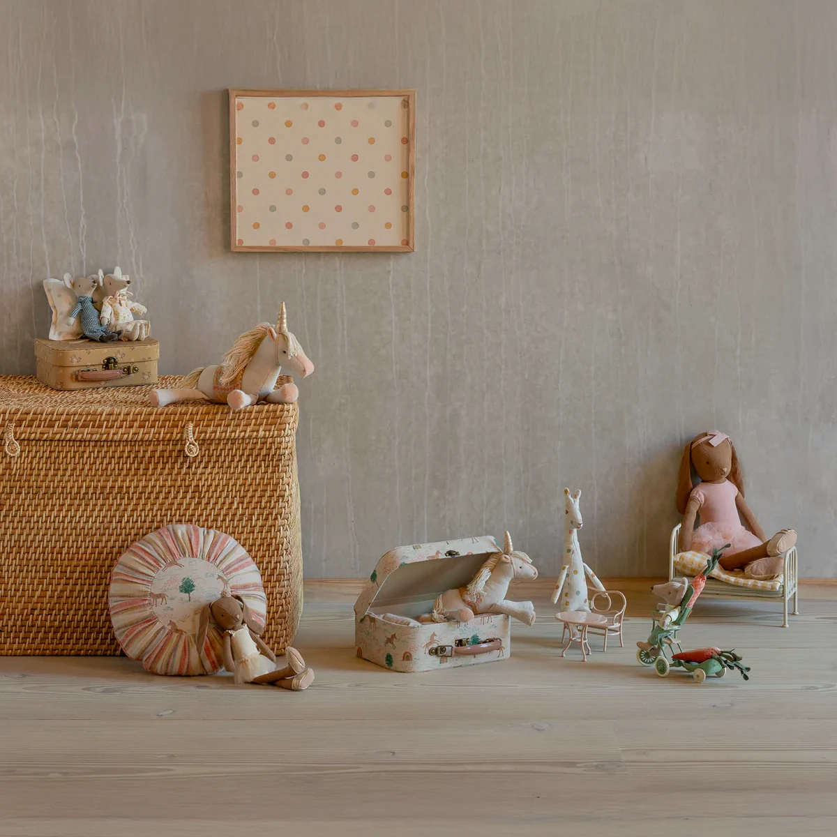 Maileg Koffer 2er Set Einhorn